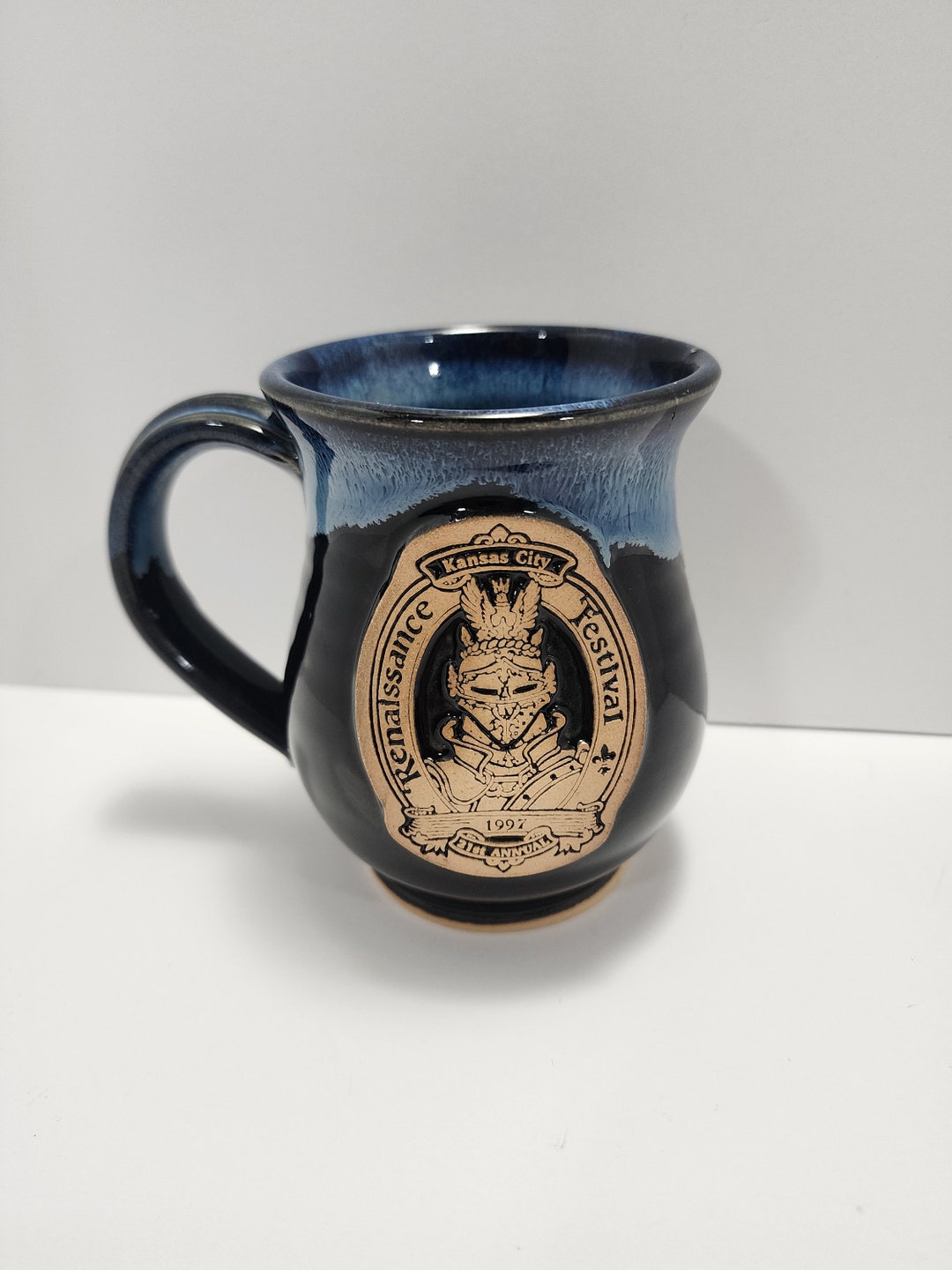 Renaissance 1997 Kansas City Homemade Clay Pottery Coffee Mug ...