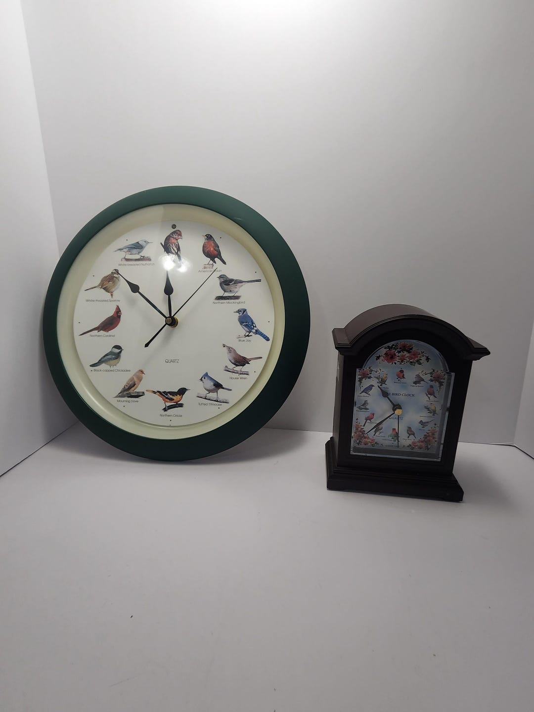 Singing Bird Clock - Birds - Bird Decor - Wall Decor - Clocks - Vintage ...
