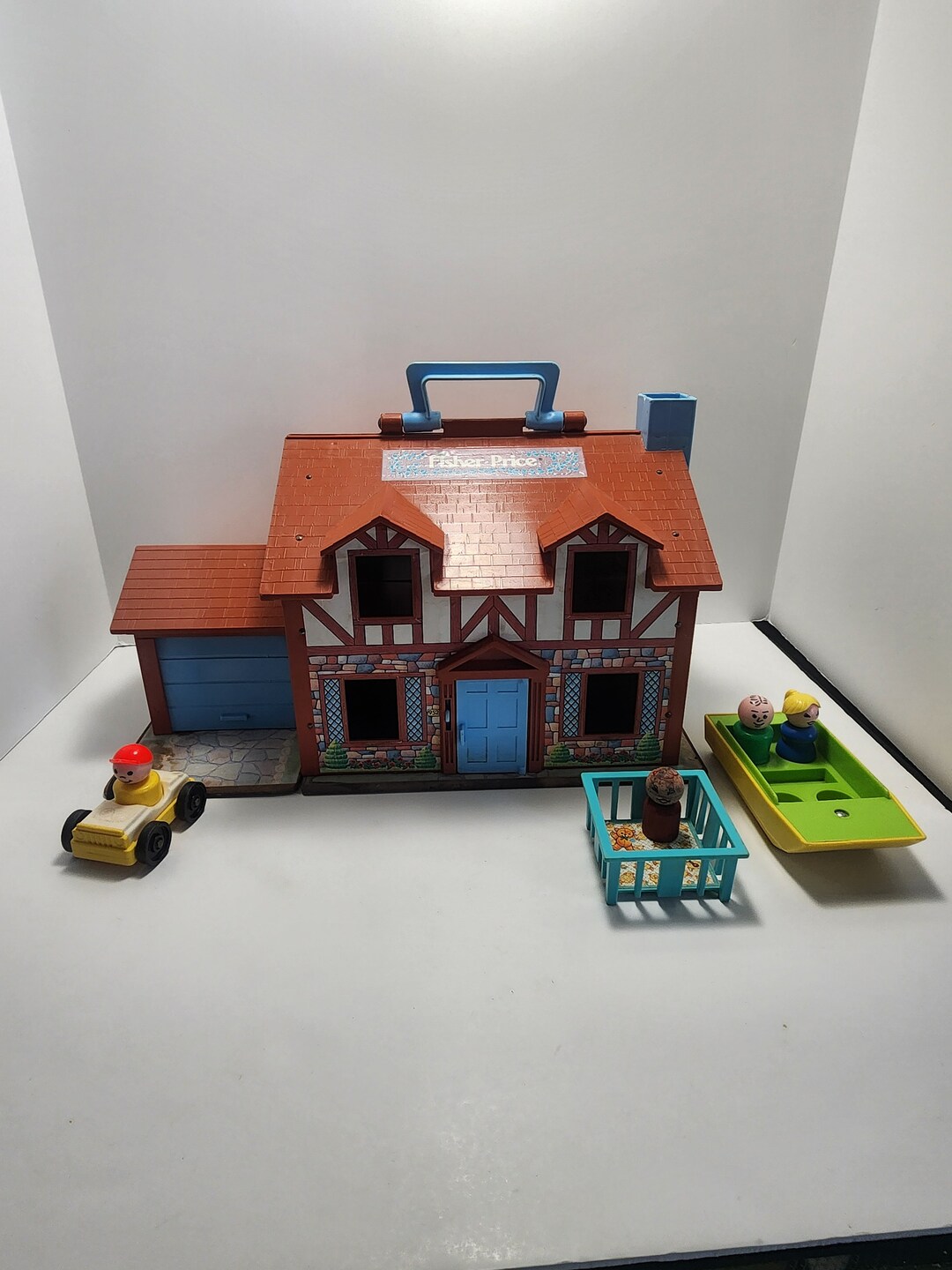Fisher Price 1969 1980 House Playset - Fisher Price Boat - Fisher Price ...