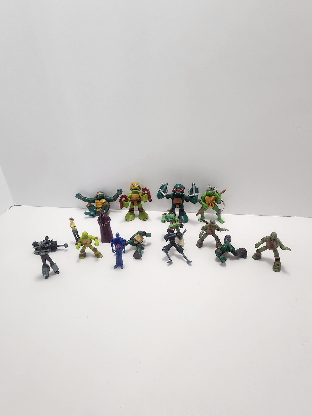 Teenage Mutant Ninja Turtles Mini Action Figures Lot - TMNT - Mutant ...