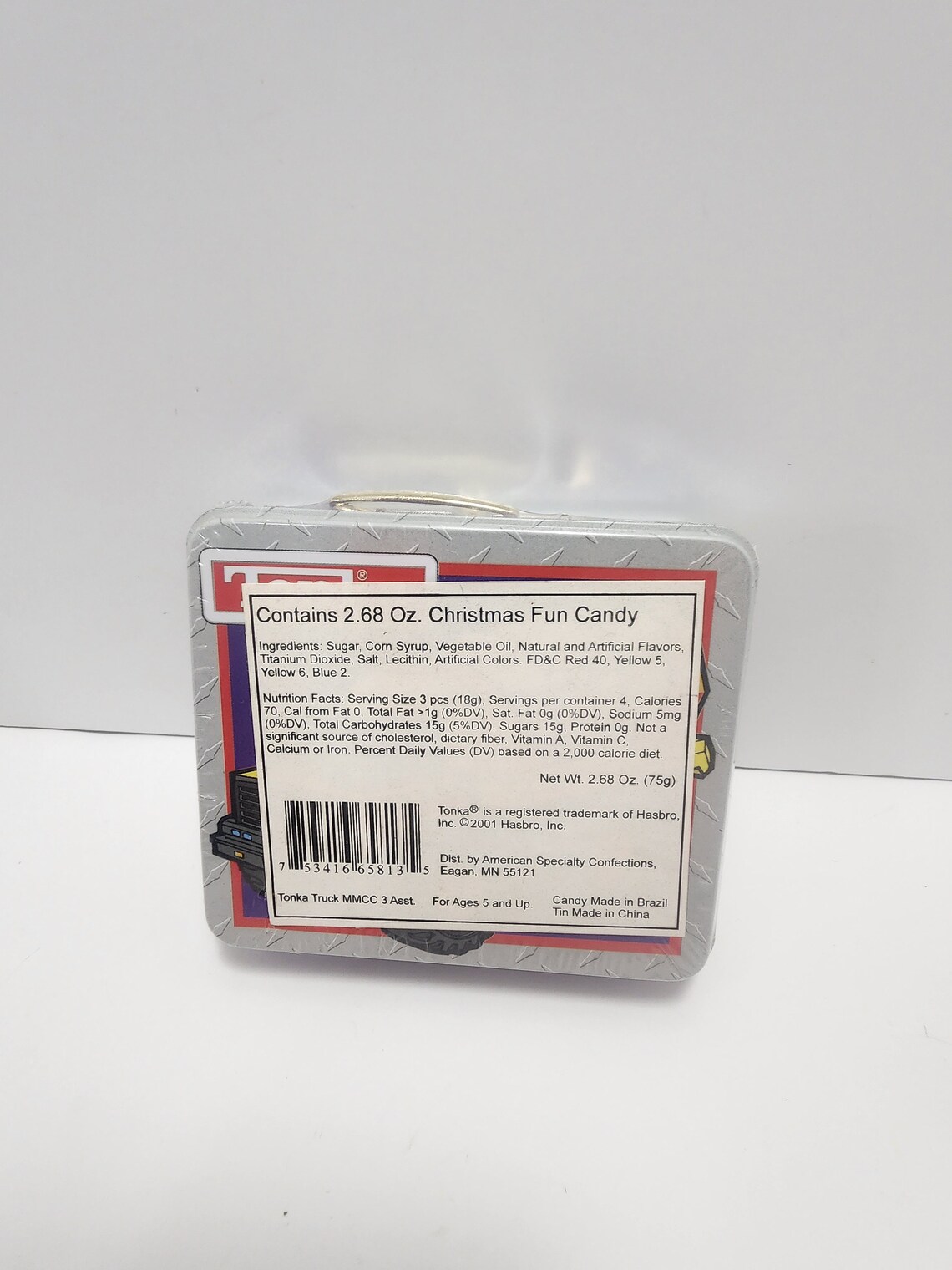Tonka 2001 Hasbro Metao Candy Tin in Package - Tonka - Candy - Tins ...