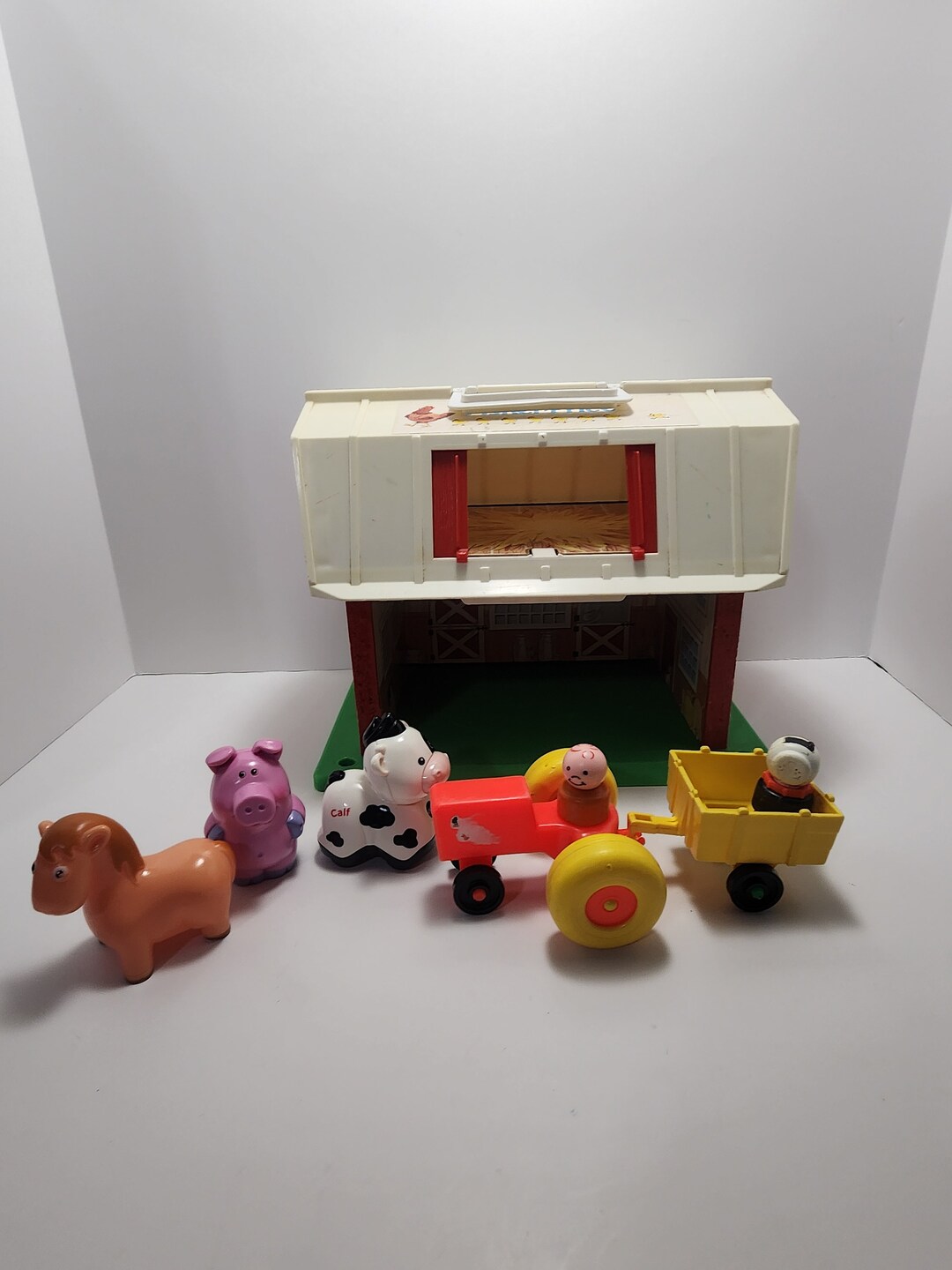 1960s Fisher Price Barn Farm Playset - Fisher Price Toys - Fisher Price ...