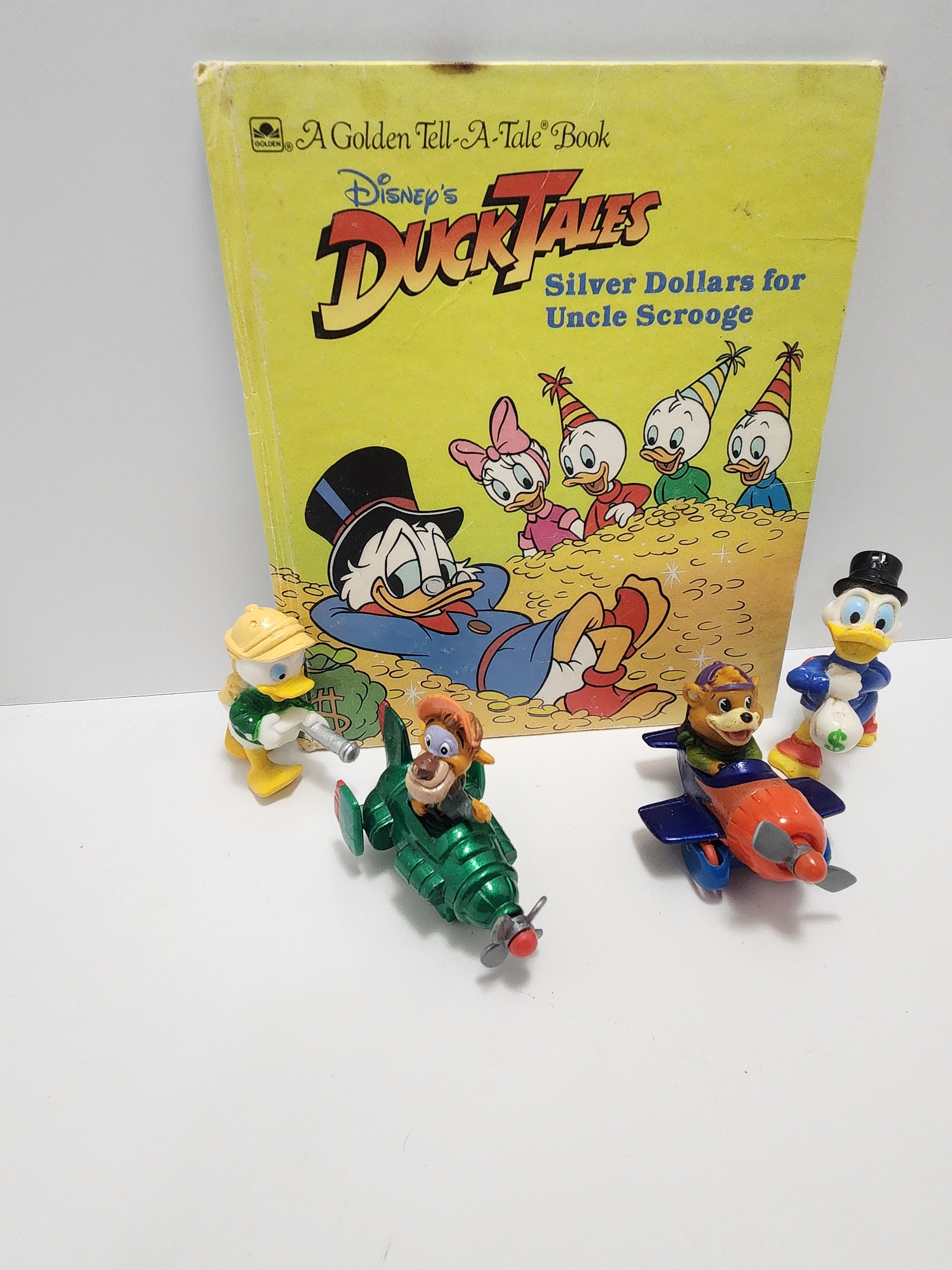 Ducktales Books With Vintage Toy Lot Ducktales Scrooge - Etsy