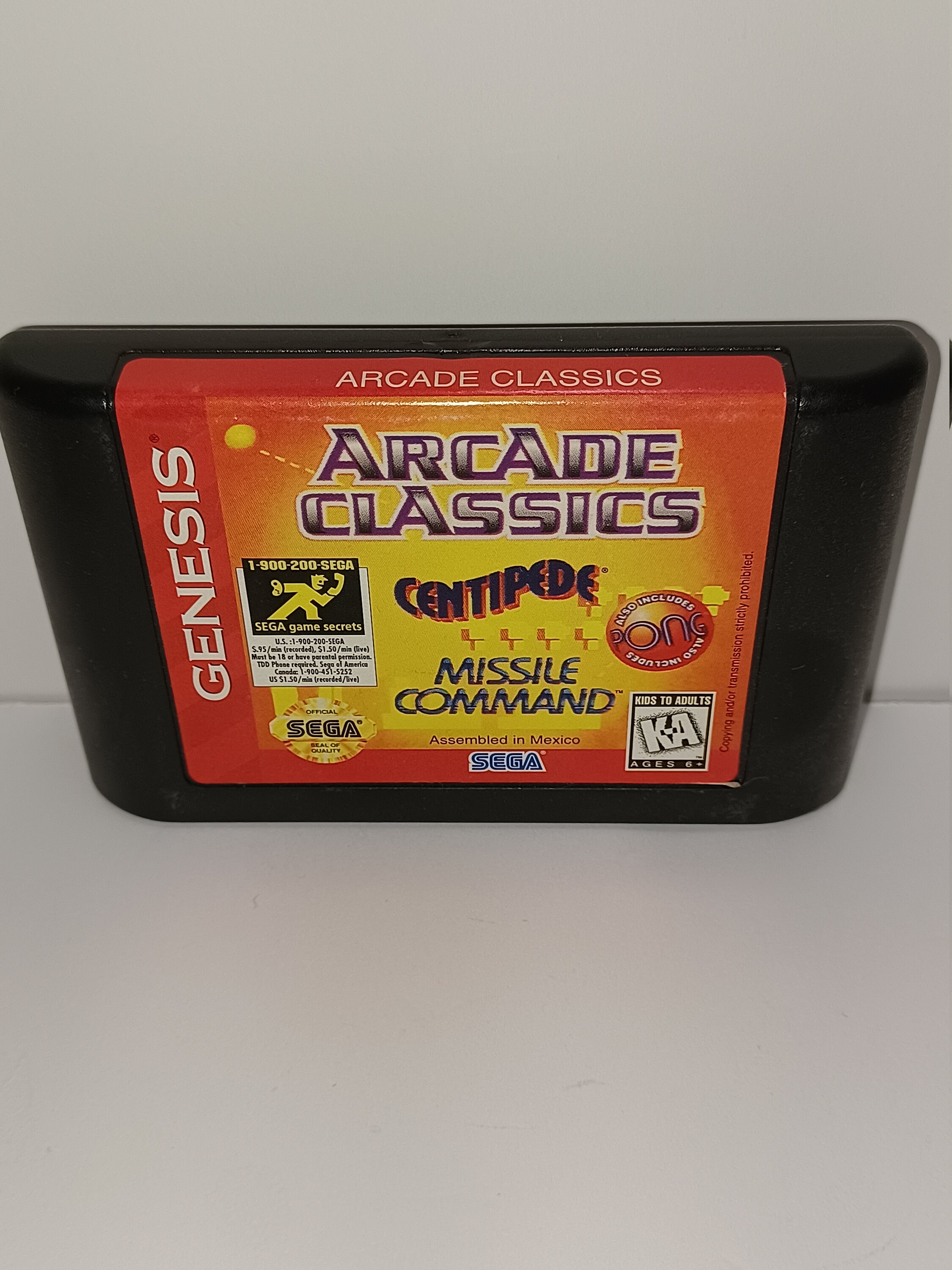 Arcade Classics Sega Genesis Game Vintage Sega Sega Genesis Video Games Classic Video Games Arcade Arcade Game Etsy UK