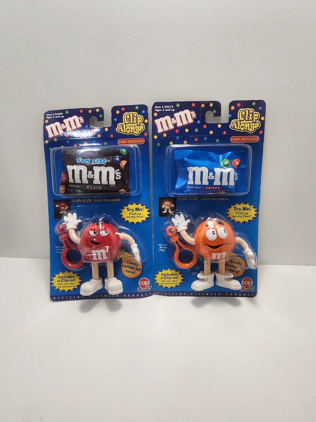 M&ms Clip Along Candy Dispenser Action Figures - Candy Dispenser - Mnms ...