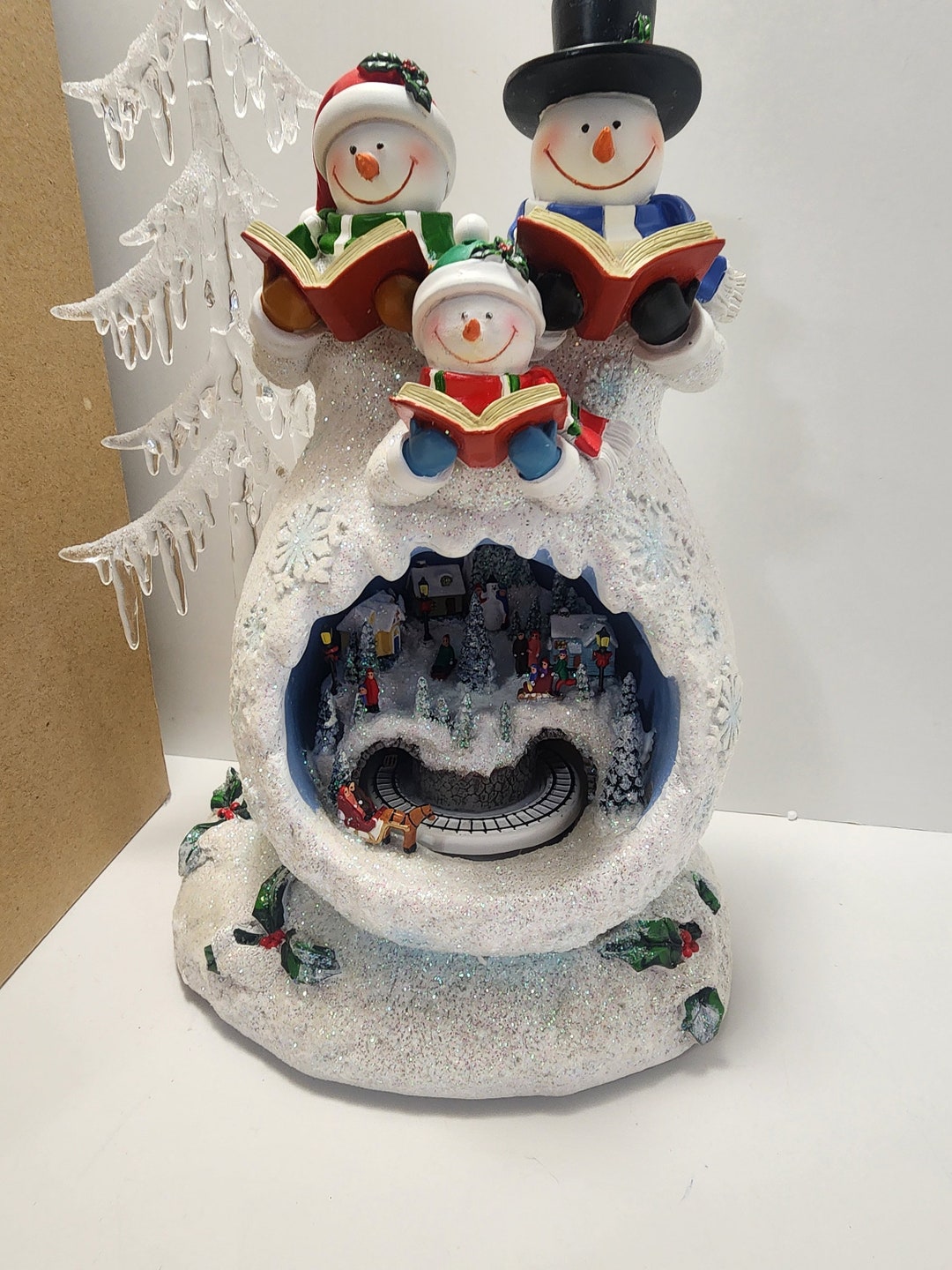 Christmas Musical Rotating Snowman Figurine - Musical - Christmas Music ...