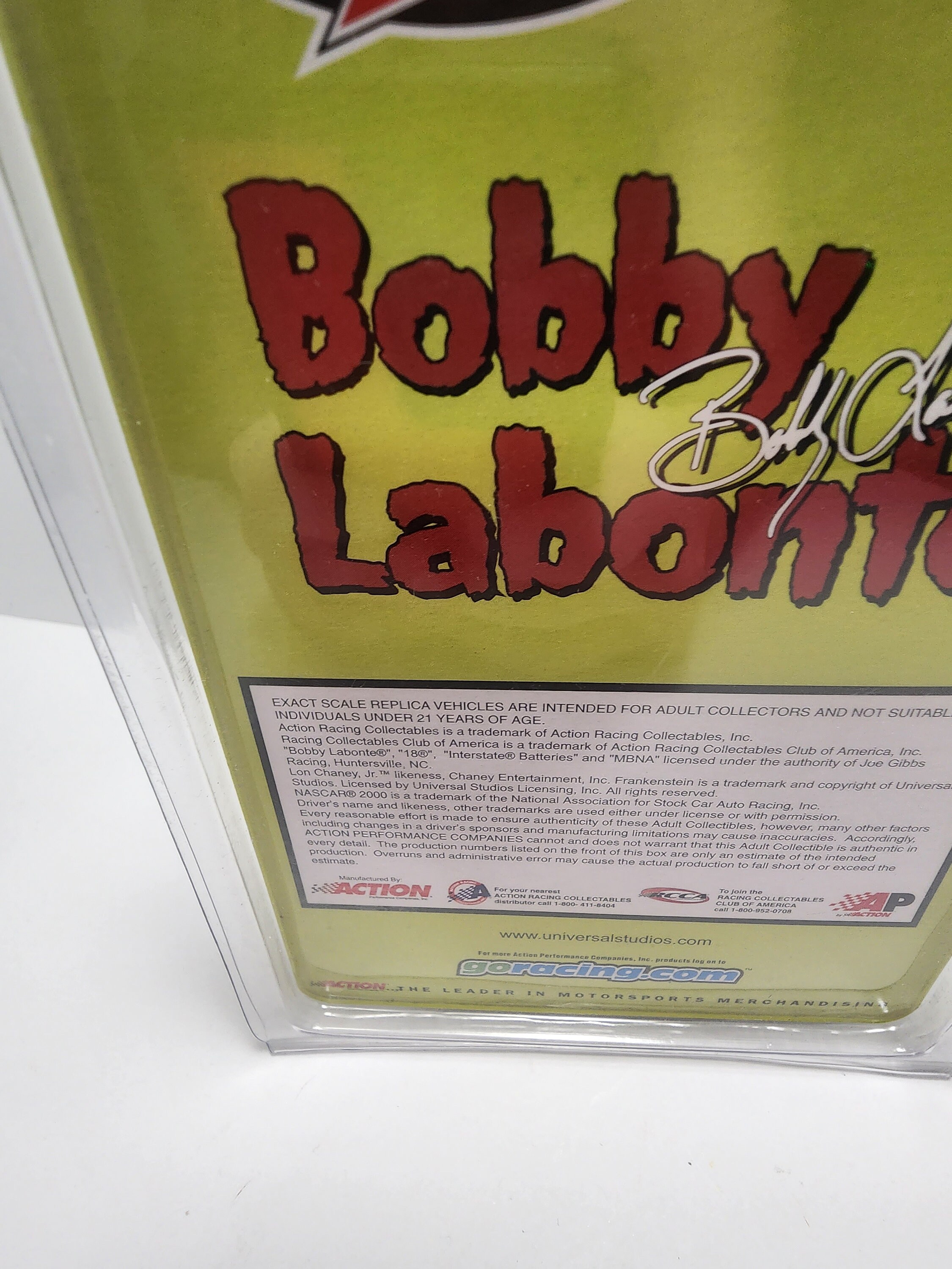 Universal Studios Frankenstein Bobby Labonte Interstate Batteries ...