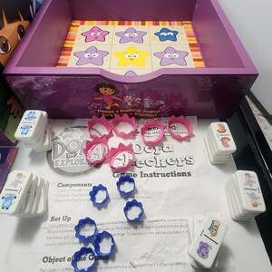 Dora the Explorer 2000s Wooden Game Box - Nick Jr - Dora the Explorer ...