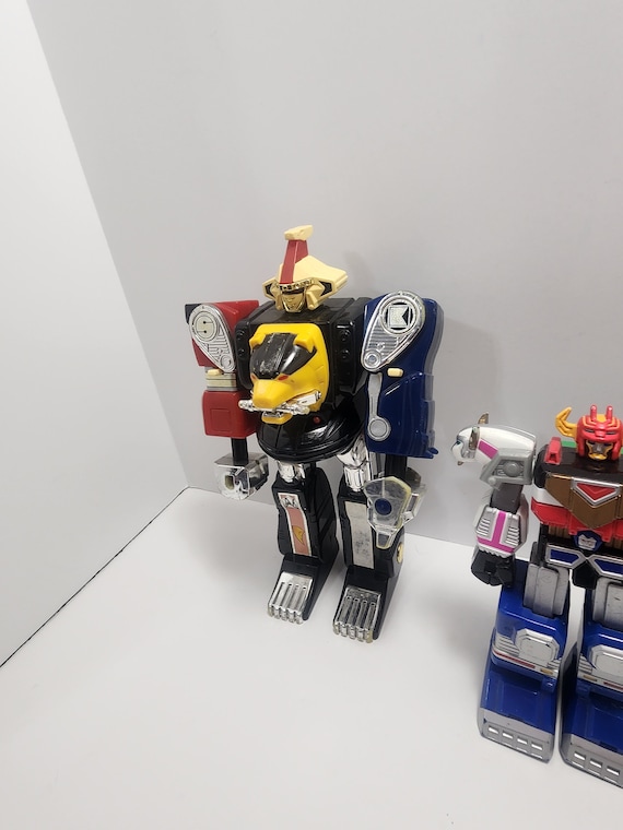 Transformers 1980s 1990s Bandai Power Rangers Mighty Morphin Megazord Transformers Power Rangers Vintage Action Figures Etsy UK