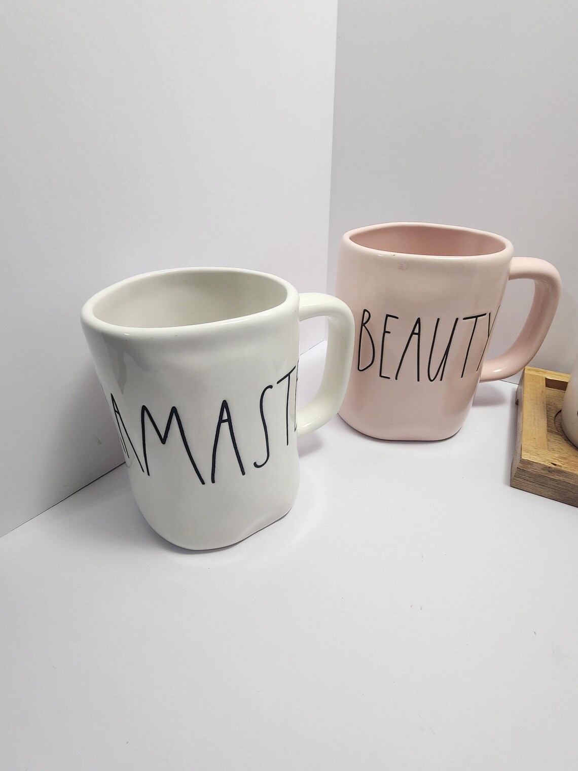 Rae Dunn Pottery Coffee Mugs - Positive Vibes - Sunflowers - Sunshine ...