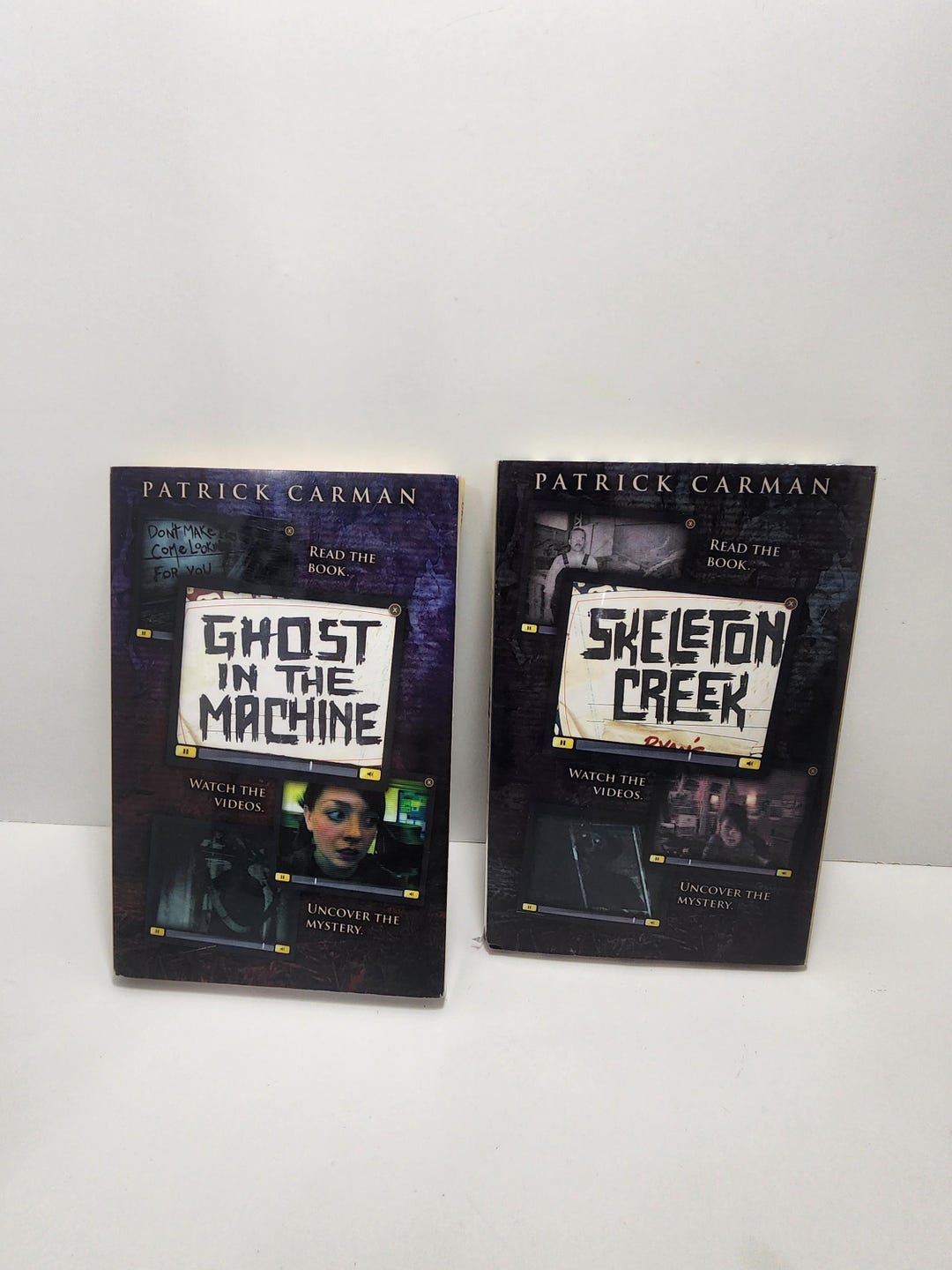 Skeleton Creek & Ghost in the Machine Books Set of 2 by Patrick Carmen ...
