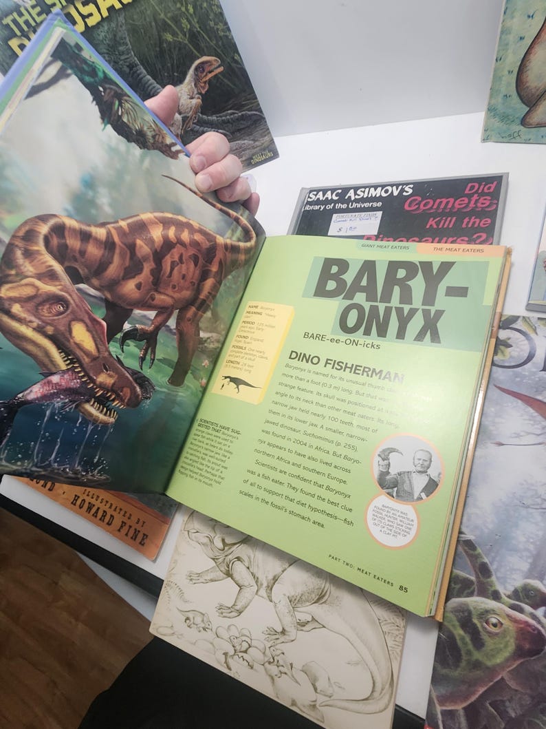 HUGE LOT of Dinosaur Vintage Children's Books - Books - Dinosaurs ...