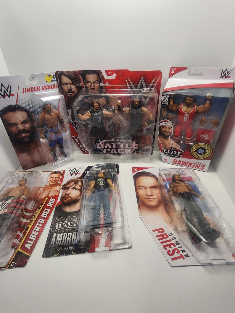 Wwe Action Figures Wrestling Figures WWE Aew Figures - Etsy UK