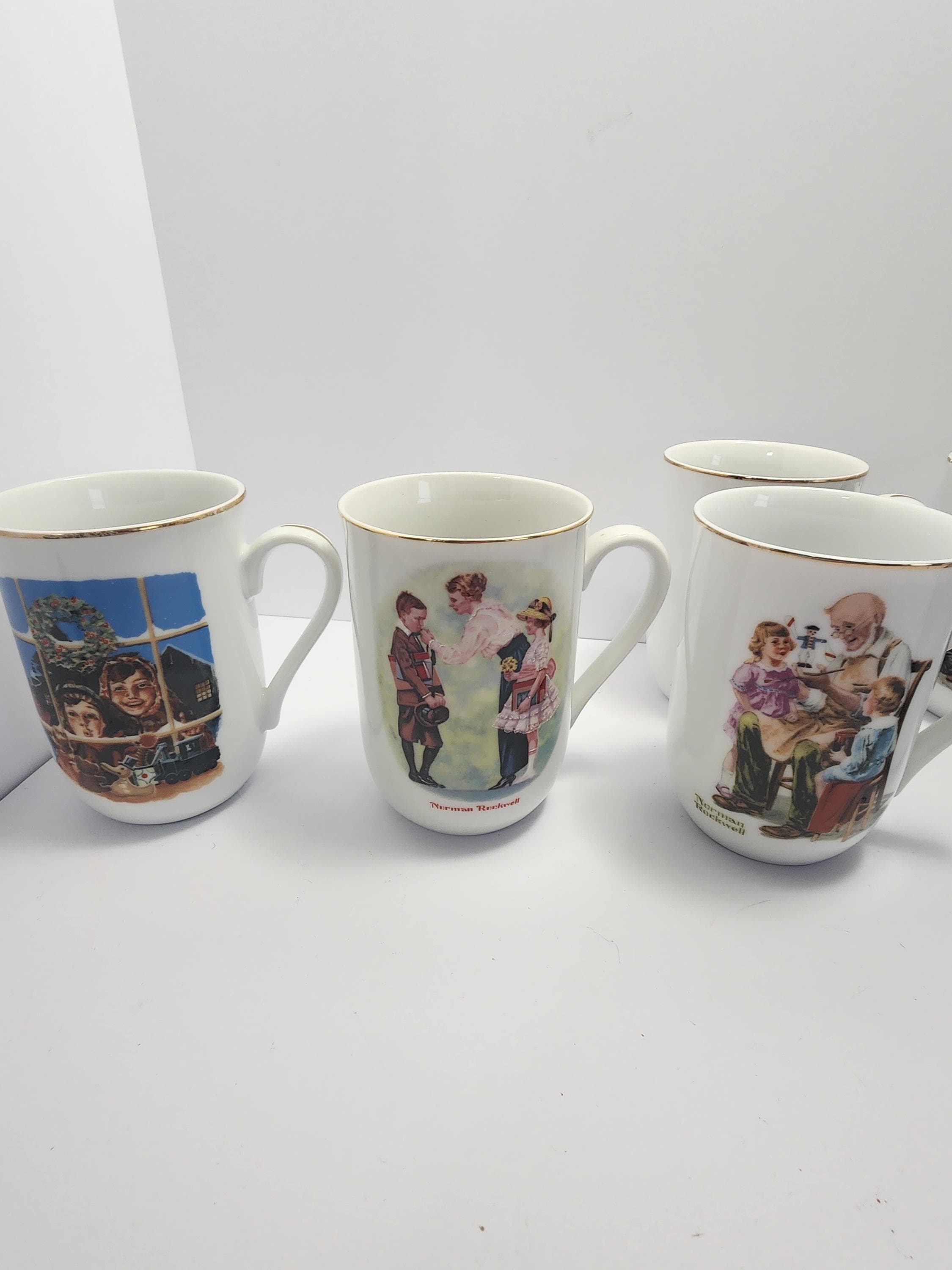1990s Norman Rockwell Vintage Coffee Mugs - Mugs - Coffee Mugs - Mugs ...