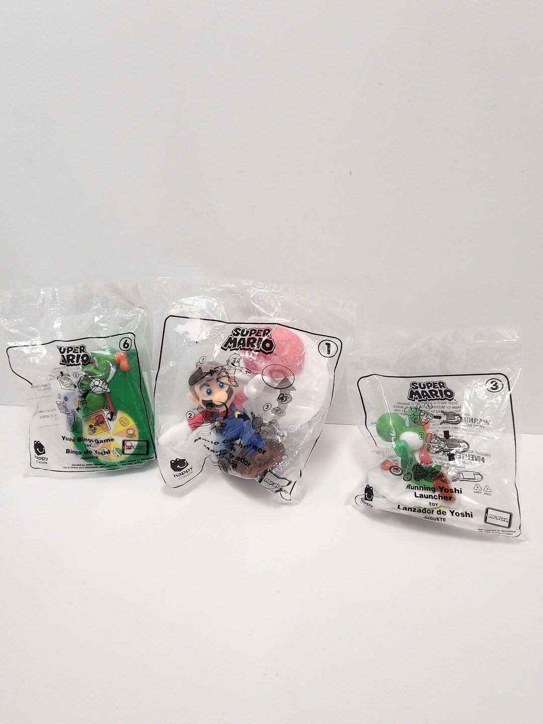 Super Mario Mcdonald's Happy Meal Toys Super Mario Mario Toys Happy ...