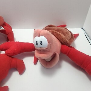 Vintage Disney Sebastian Plush Small and Big Disneyland Disney Disney ...