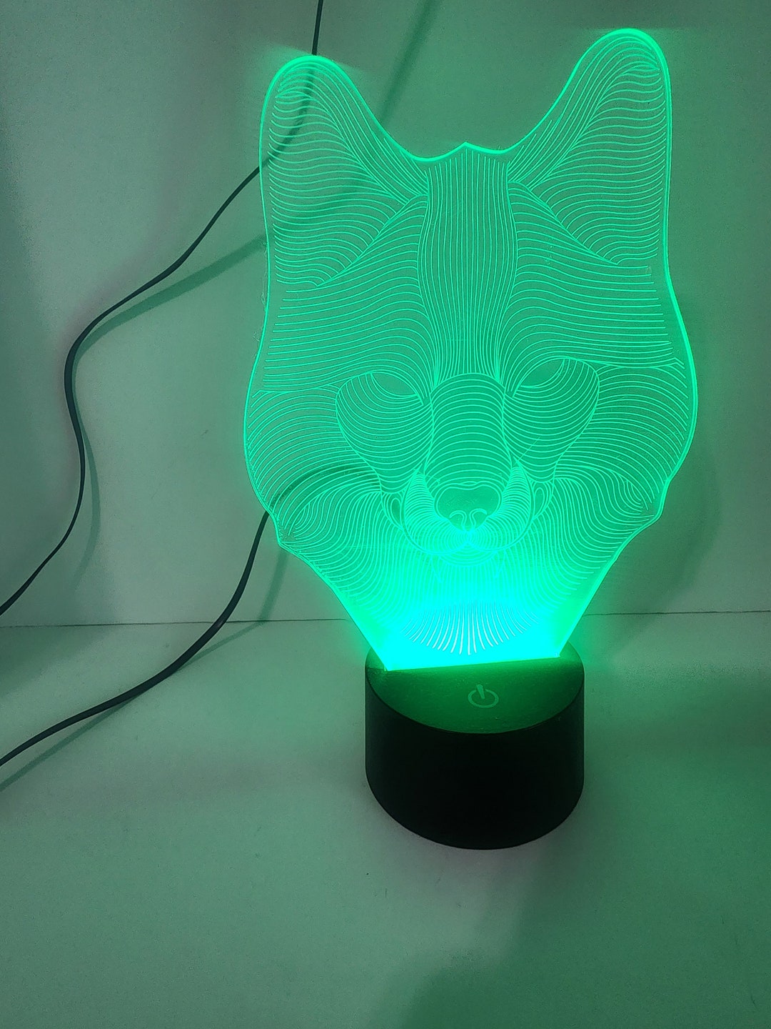 Wolf Led Glow in the Dark Nightlight - Nightlight - Night Light ...