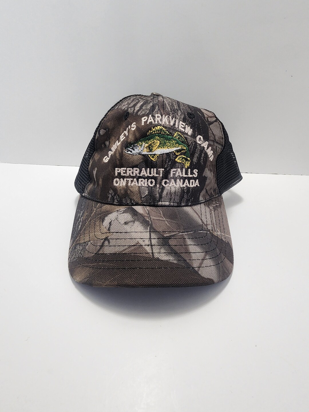 Ontario Canada Walleye Men's Fishing Hat - Hat - Walleye - Fishing ...