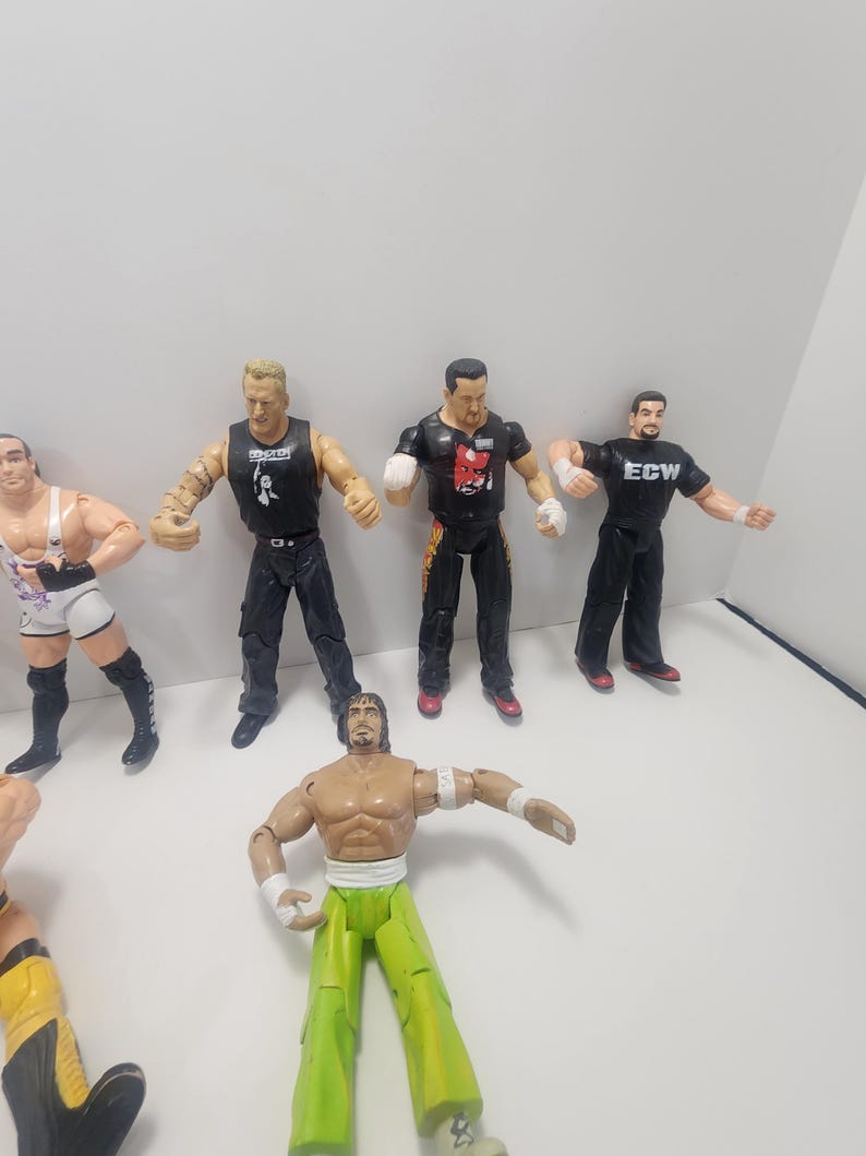 ECW Vintage Wrestling Action Figures - ECW - Wwf - Wrestling Figures ...