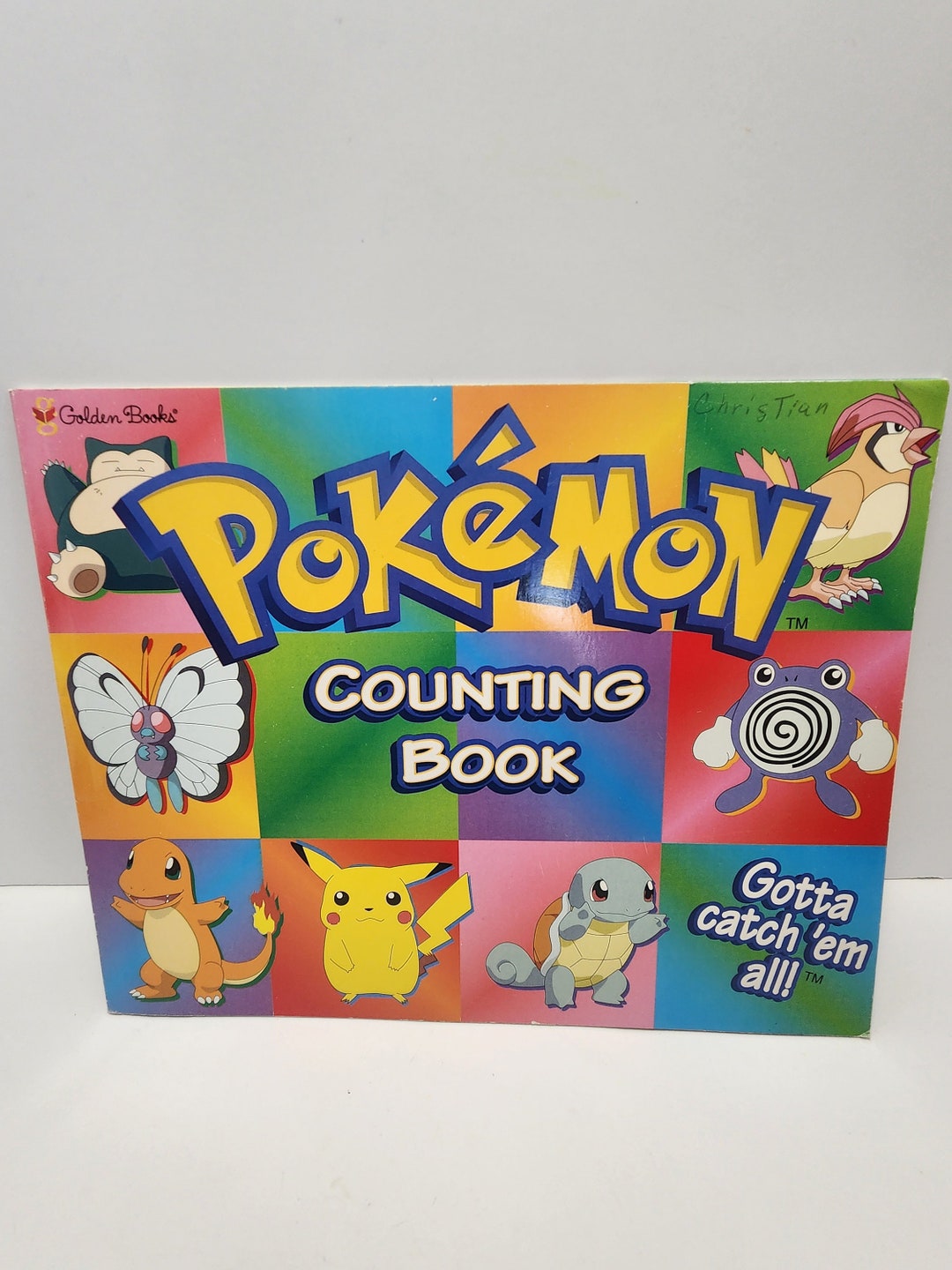 Pokemon 1990s Counting Book Pokémon Vintage Books Vintage Pokémon Kids ...