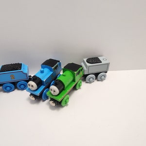 Thomas the Train Wooden Magnetic Toy Trains - Etsy