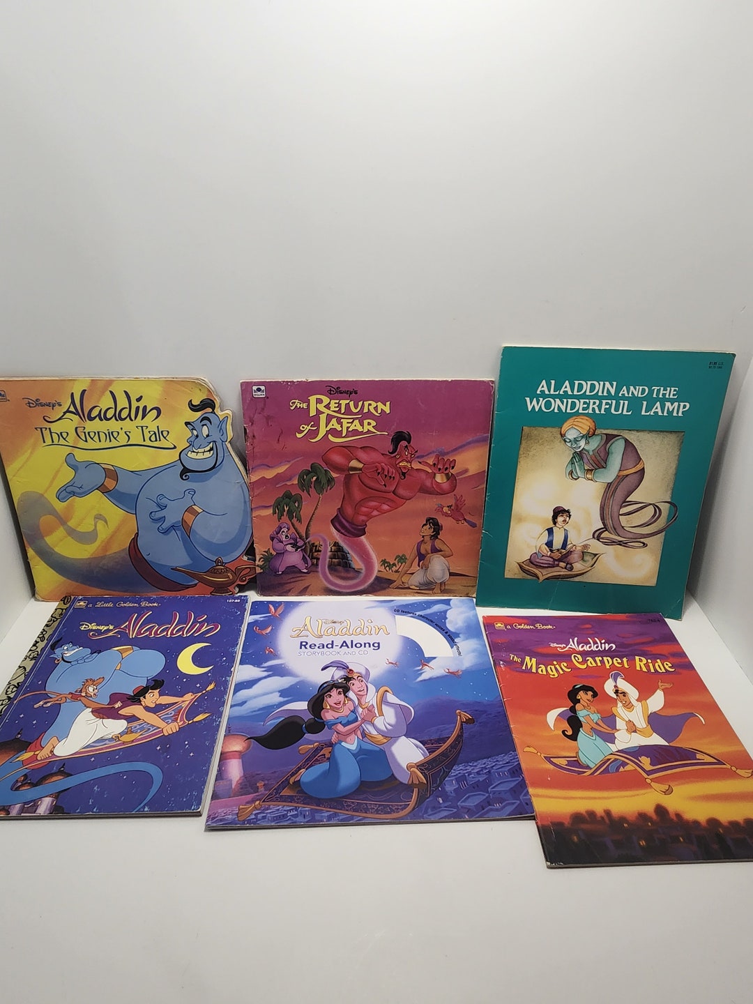 Disney Aladdin Children's Books Lot Children's Books Disney Disney ...