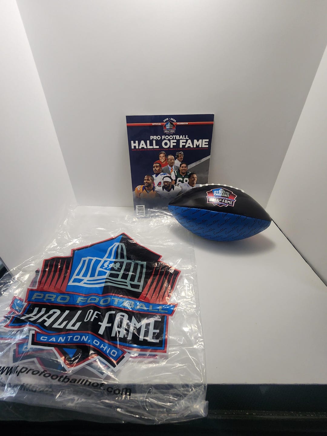 NFL Canton Ohio Pro Football Hall of Fame Bundle With Football - Pro ...