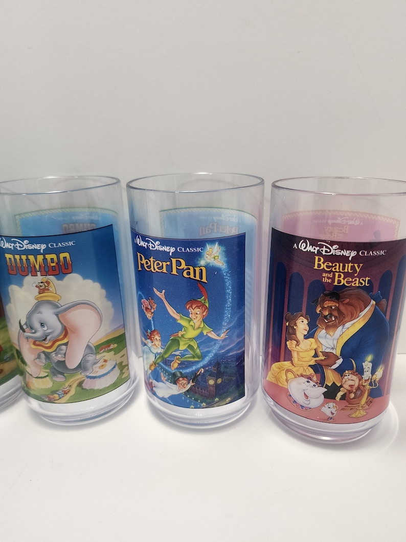 Walt Disney Glasses - Disney Collector Glasses - Burger King Classes ...