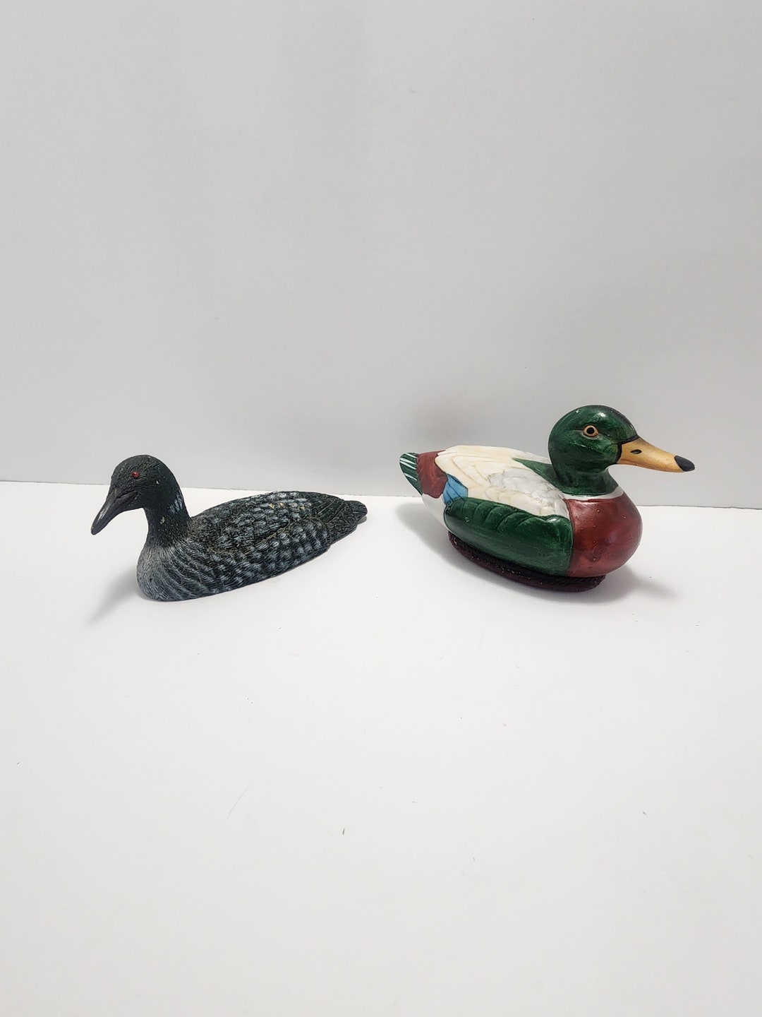 Duck Vintage Figures - Mallard Duck - Duck Figures - Wood Duck - Ducks ...
