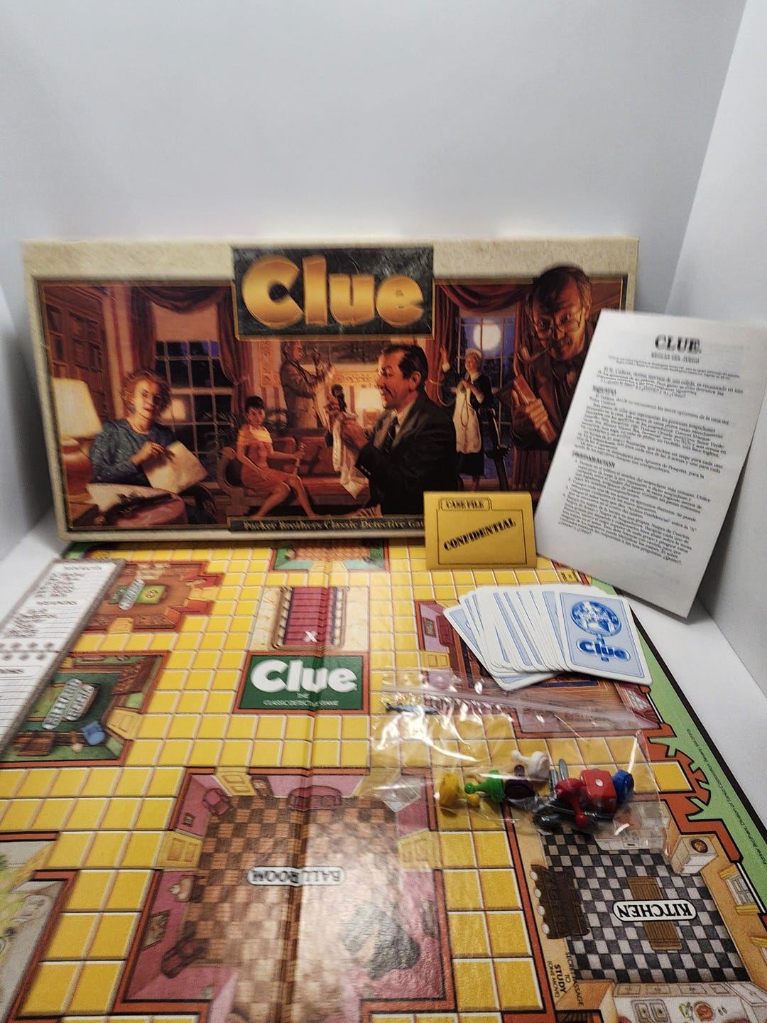 Clue 1986 Parker Brothers Vintage Board Game Orginal Version Rare ...