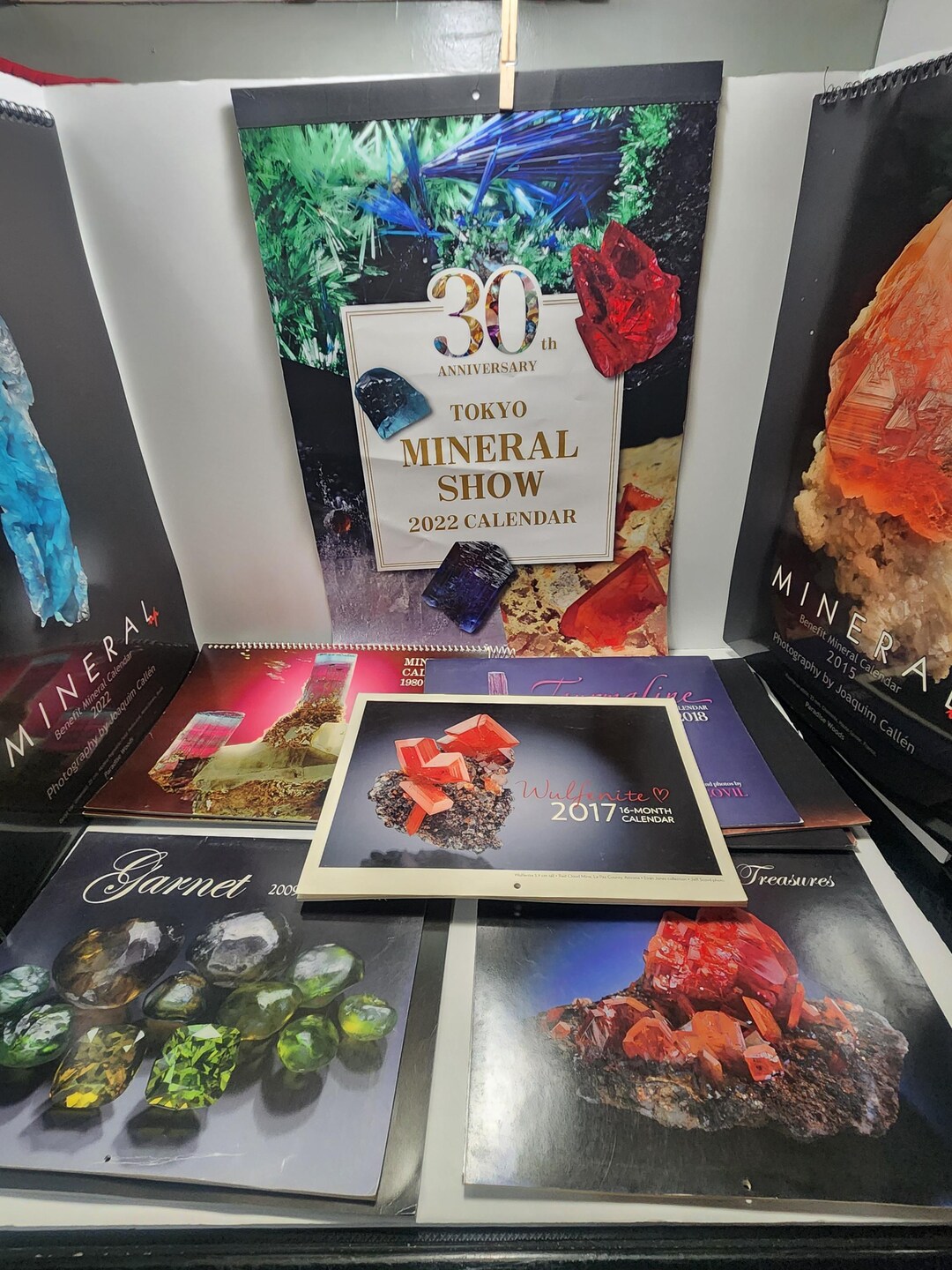 Huge Lot of Mineral Picture Calendars - Calendars - Minerals - Rocks ...
