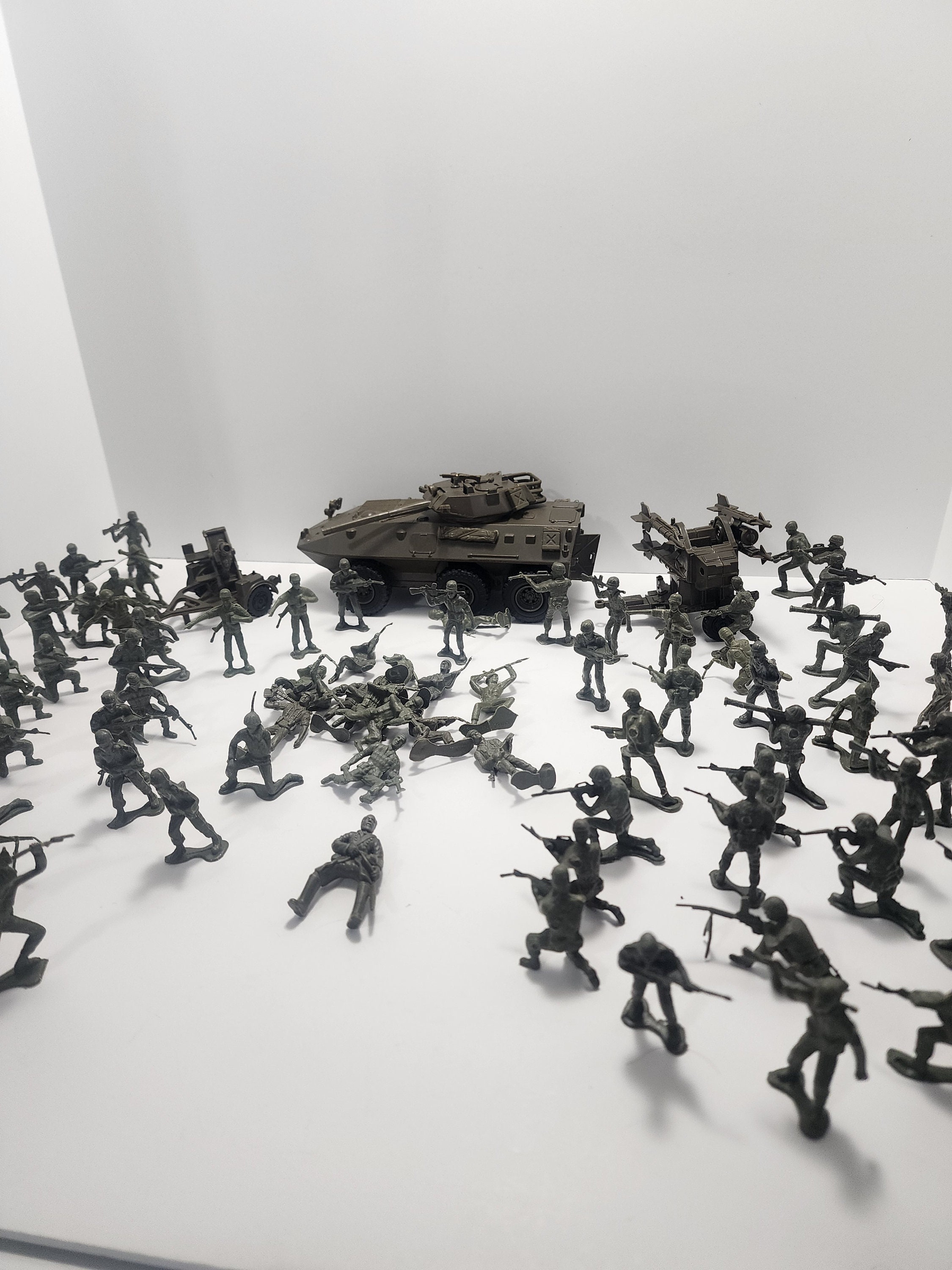 Army Figures Vintage Toy Lot With Tank Army Army Toys - Etsy