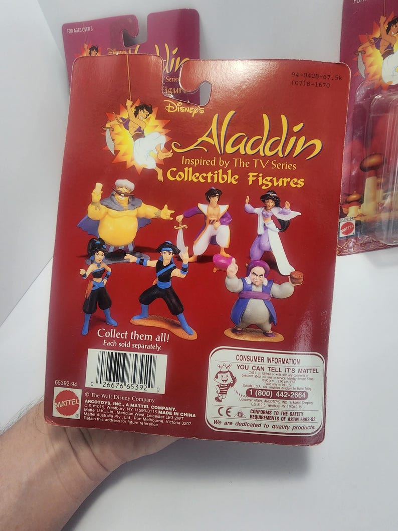 Aladdin 1990s Disney TV Series Action Figures - Aladdin - Aladding Toys ...