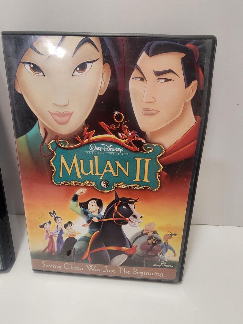 Disney Movies Dvds Cinderella Mulan 2 Mulan Vintage Disney
