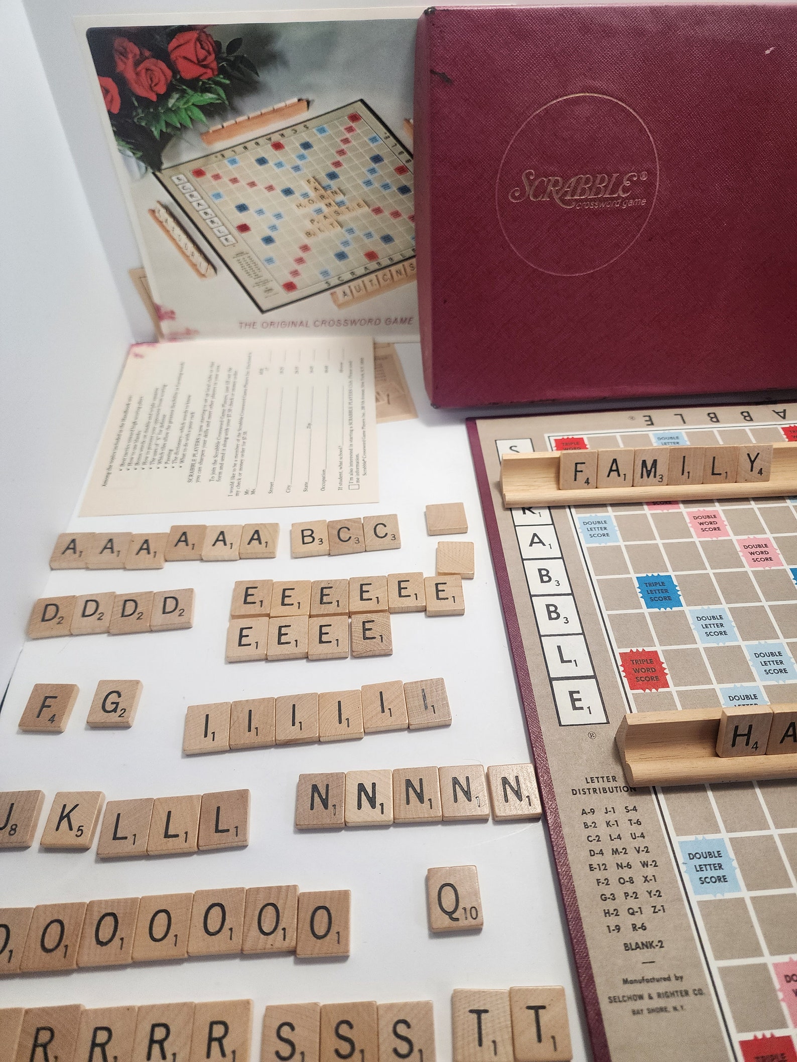 Scrabble Vintage Board Game Board Games Scrabble Vintage - Etsy