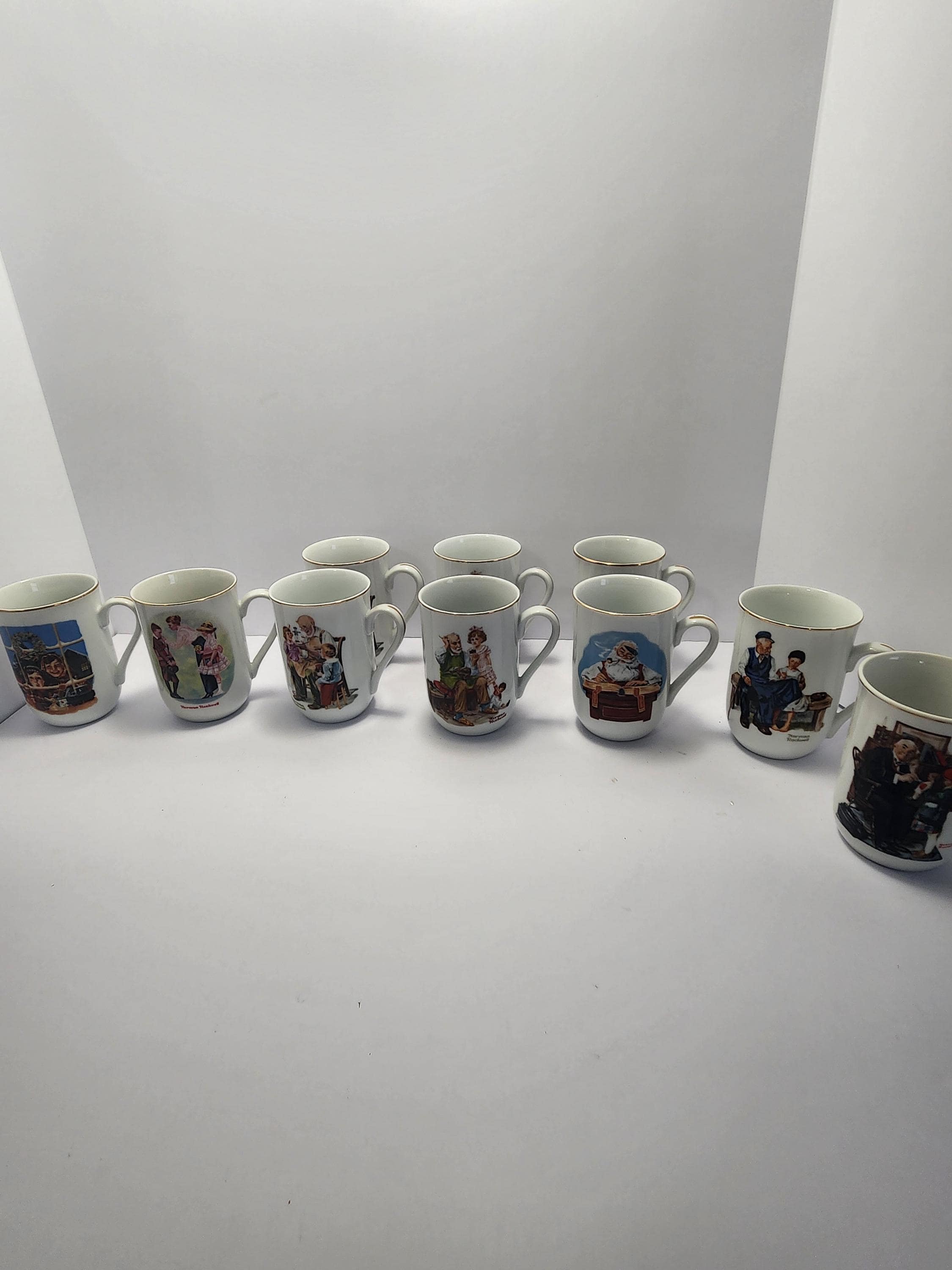 1990s Norman Rockwell Vintage Coffee Mugs - Mugs - Coffee Mugs - Mugs ...