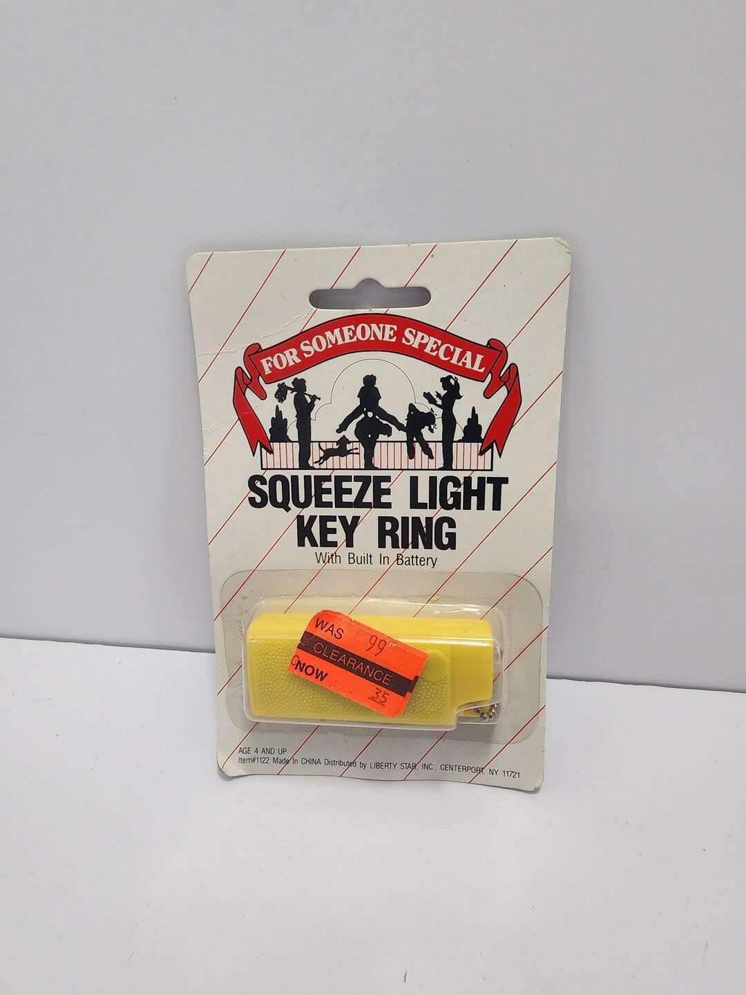 Vintage 1990s Key Squeeze Light Key Ring - Keys - Keychain - Key Chains ...