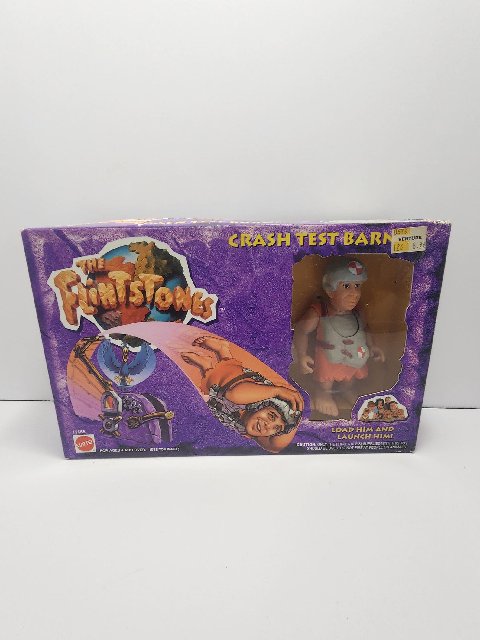 Flintstones Crash Test Barney 1993 Action Figure SEALED - Flintstones ...