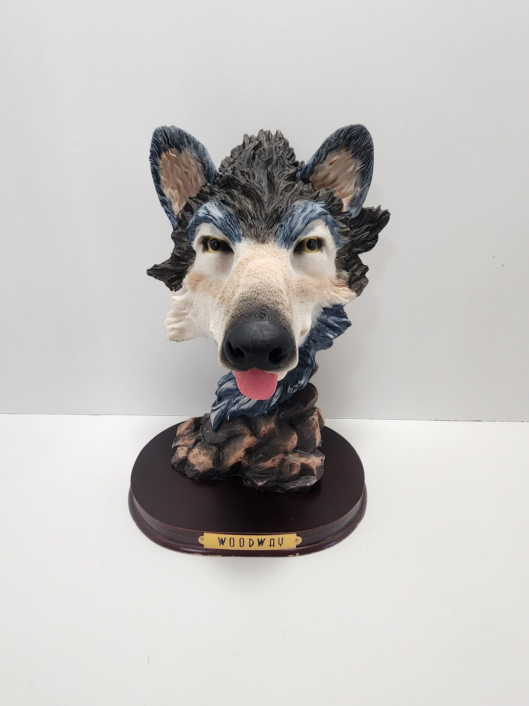 Woodway Wolf Head Figurine - Wolves - Wolf Figurines - Animals - Animal ...