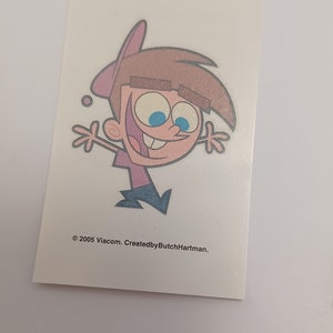 Fairy Oddparents Timmy Turner Vintage Viacom Sticker - Timmy Turner ...