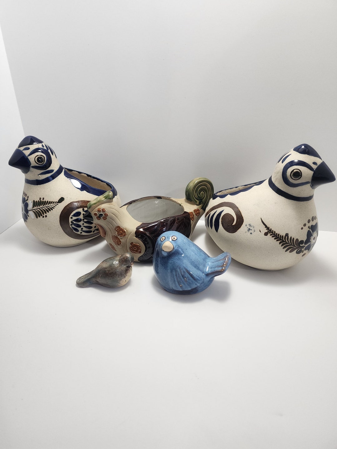 Mexican Pottery Nativity Birds - Clay Pottery - Mexico - Mestiso Art ...