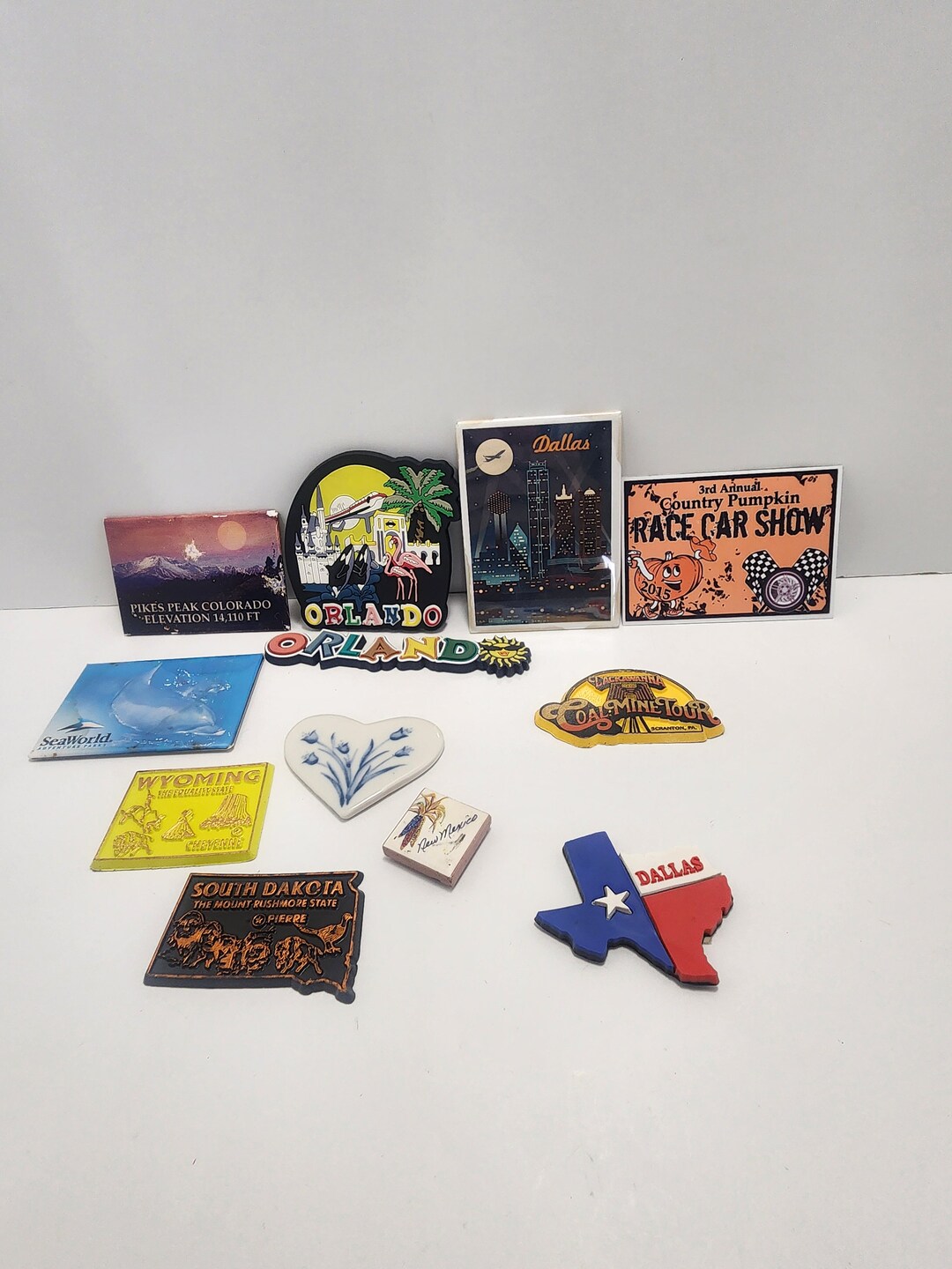 Refrigerator Magnets Lot - Dallas - Texas - Pikes Peak - Magnets - Gift ...