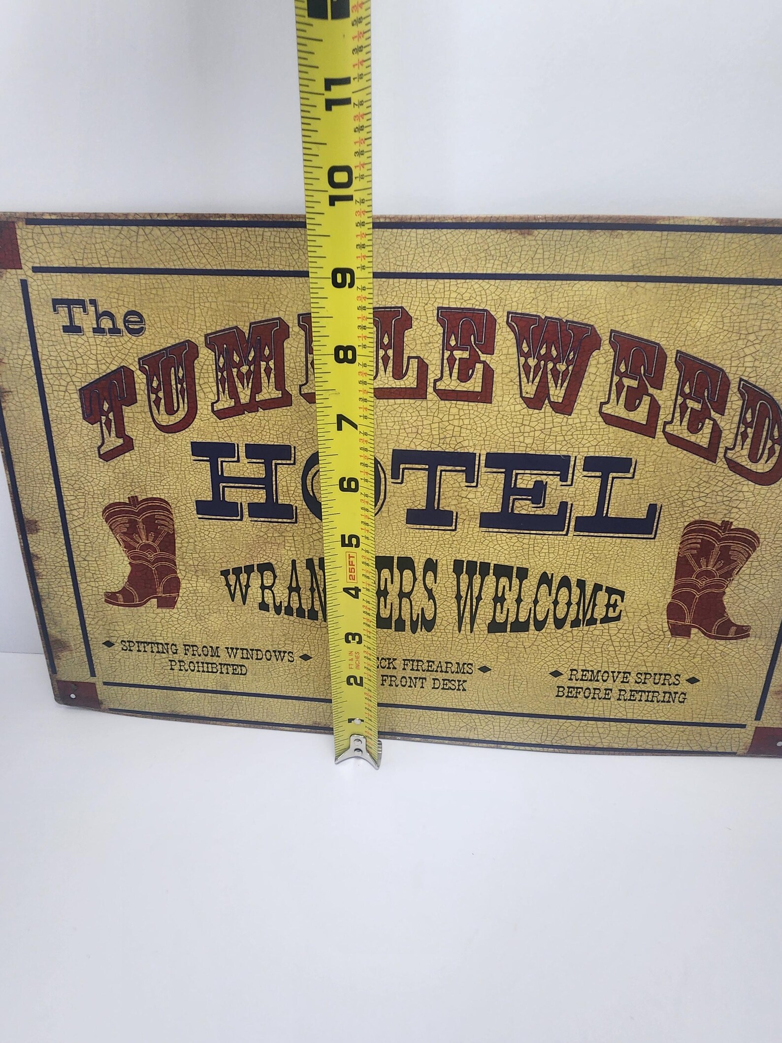 The Tumbleweed Hotel Vintage Decor Sign - Signs - Hotels - Western ...