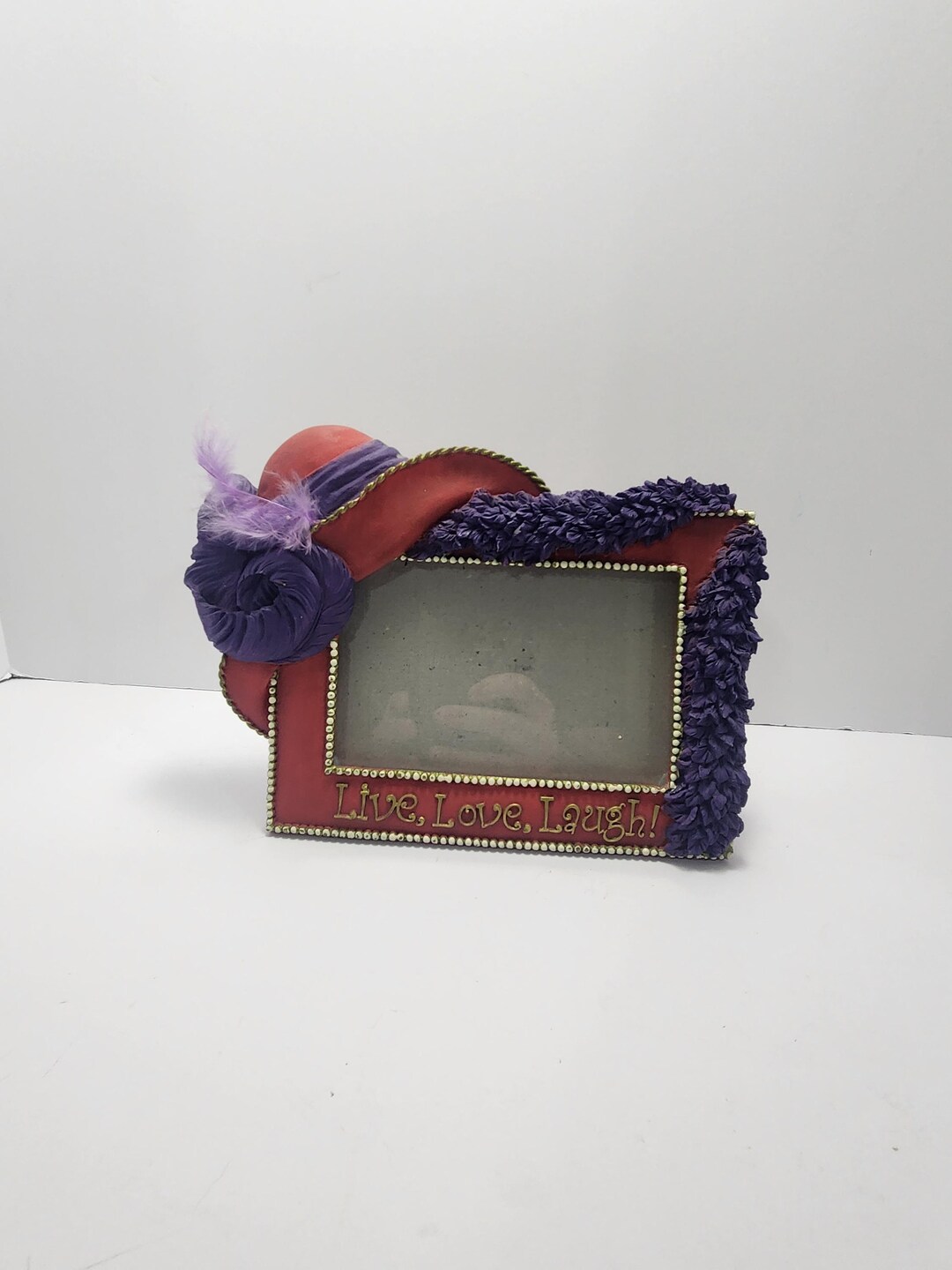 Red Hat Society Vintage Picture Frame - Picture Frames - Red Hats - Red ...