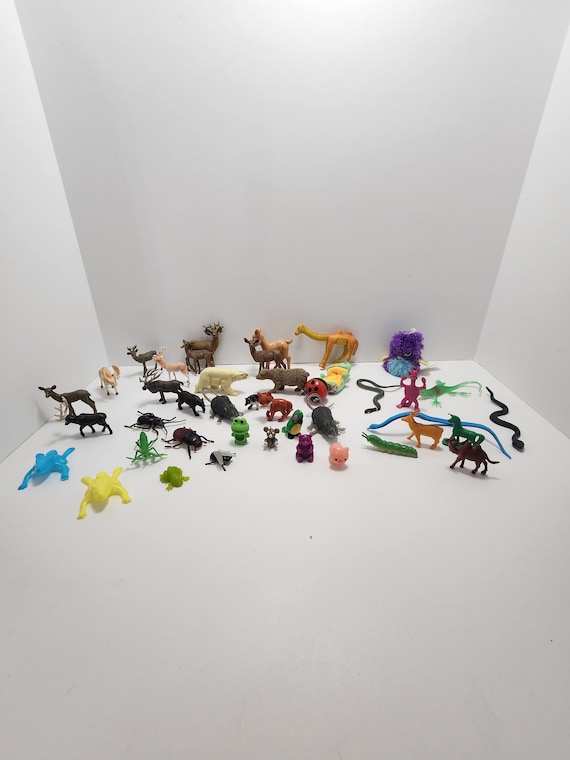 Animal Big Play Lot Pretend Play Pretend Toys Animals Animal Figures Animal Toys Toy Lot Etsy Canada