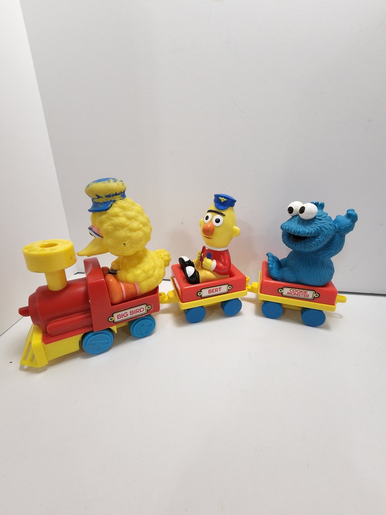 Vintage Tyco Sesame Street Street Train Lot of 3 Big Bird - Etsy