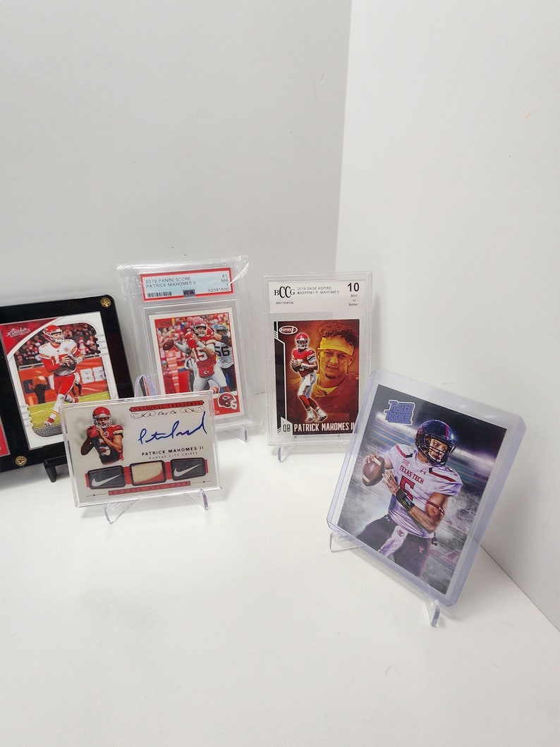Patrick Mahomes Kansas City Chiefs Rookie Football Cards - Patrick ...