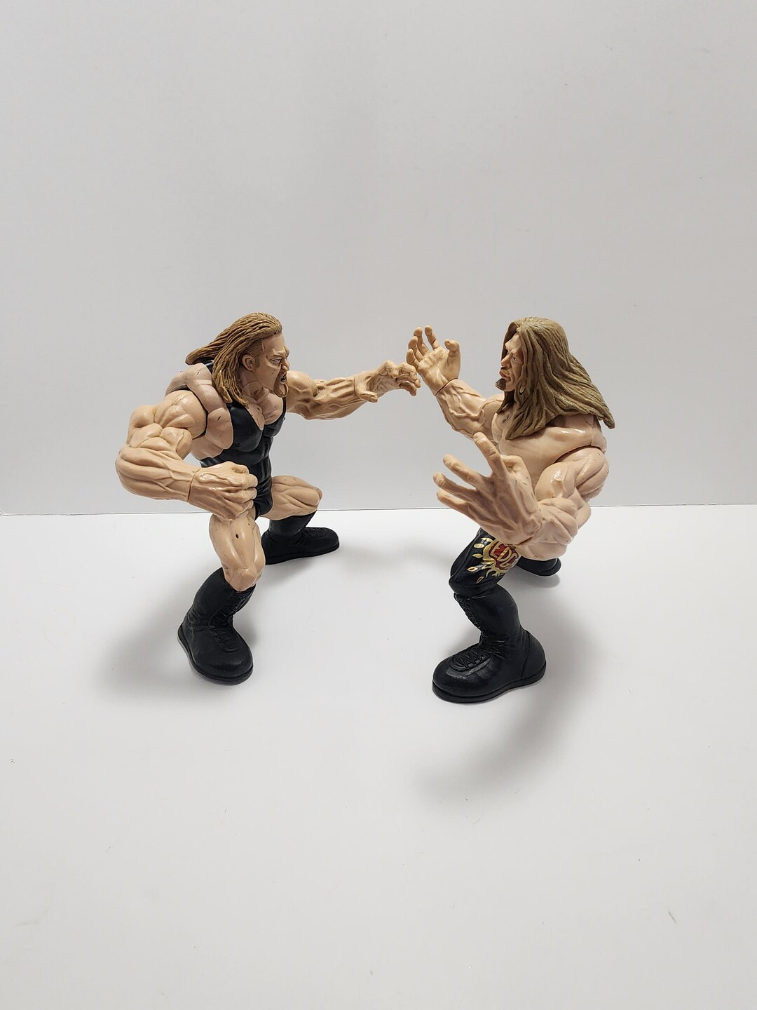Wwf Jakks Maximum Sweat Action Figures - Edge - the Big Show - Paul ...