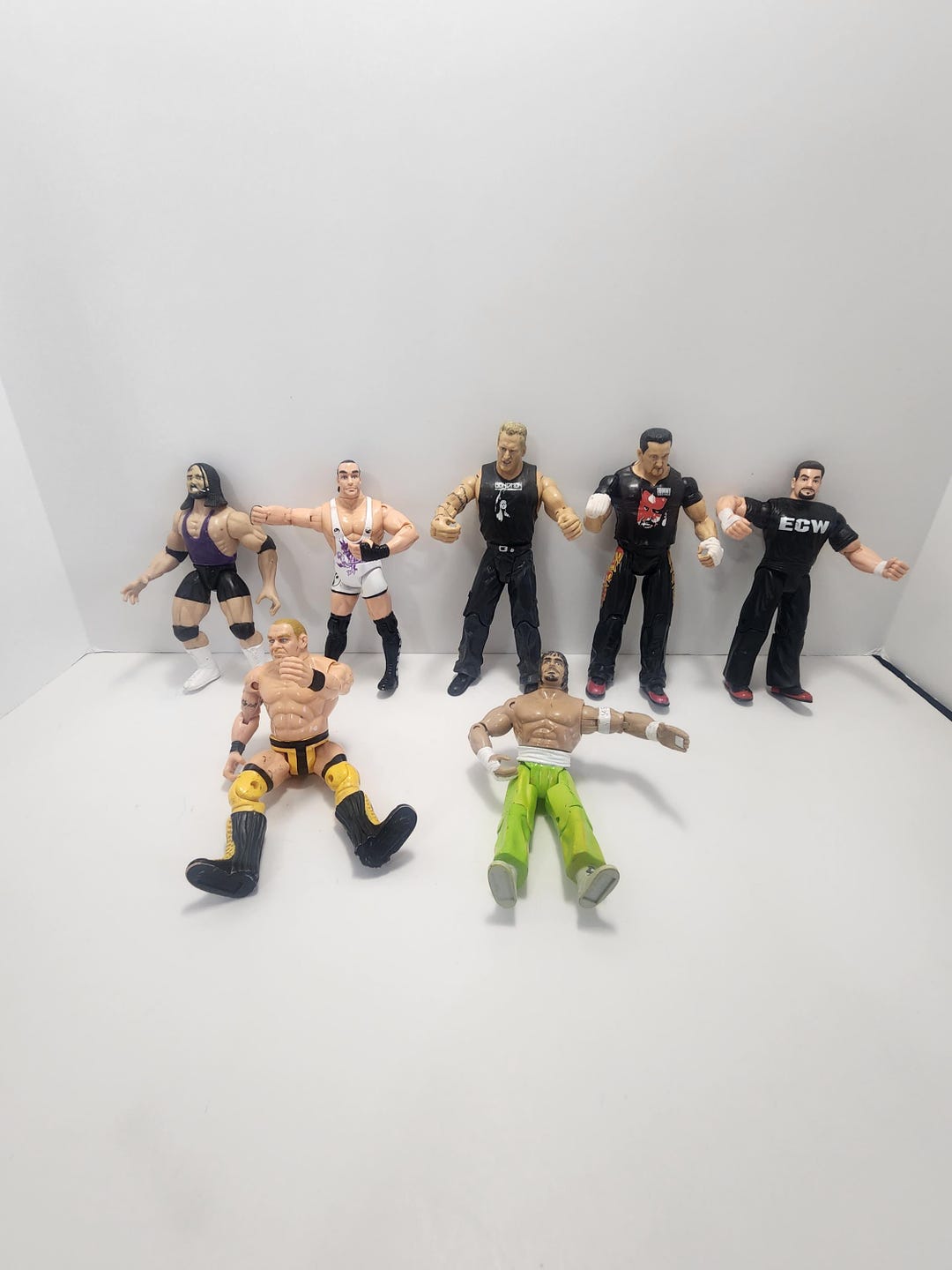 ECW Vintage Wrestling Action Figures - ECW - Wwf - Wrestling Figures ...