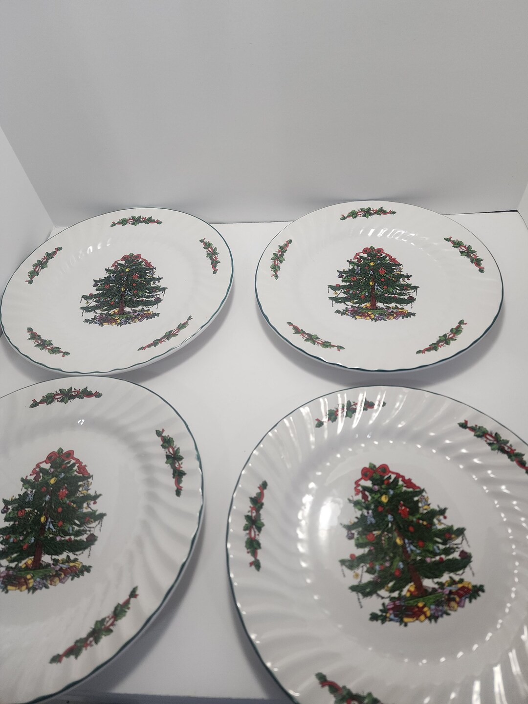Christmas Village Plates Vintage - Christmas - Christmas Plates ...